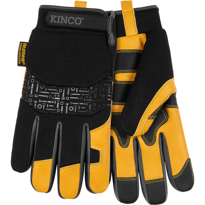 KincoPro™ Lined Premium Grain Goatskin & Synthetic Hybrid with Pull ...
